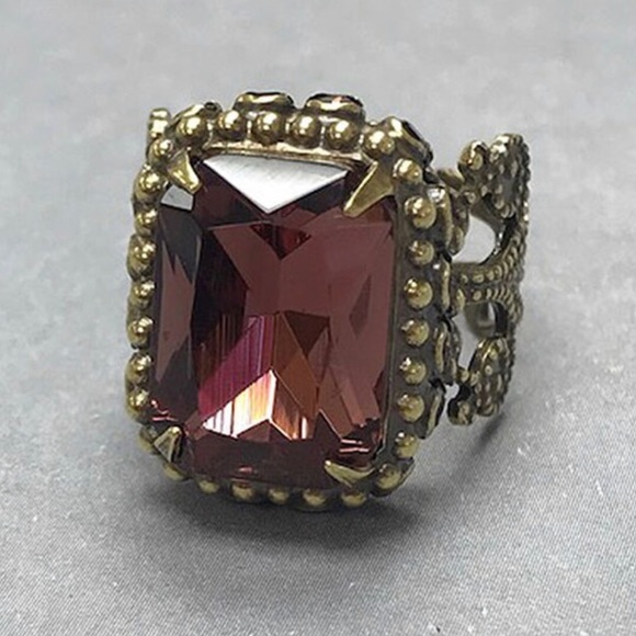 Sorrelli | Jewelry | Sorrelli Mahogany Emerald Cut Statement Ring Nwt ...
